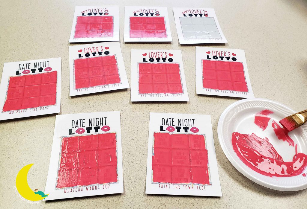 DIY Scratch Off Cards that will Spice Up Date Night | While He Was Napping