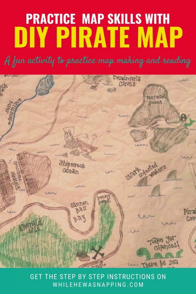 DIY Pirate Treasure Map | Mapping Skills Activity