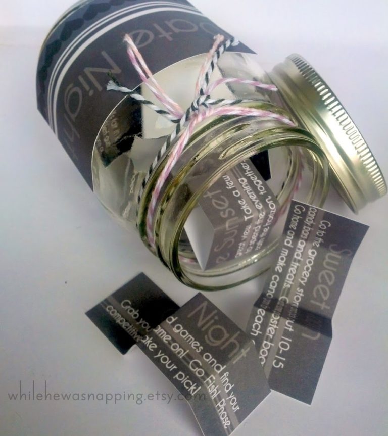Printable Date Night Jar | While He Was Napping