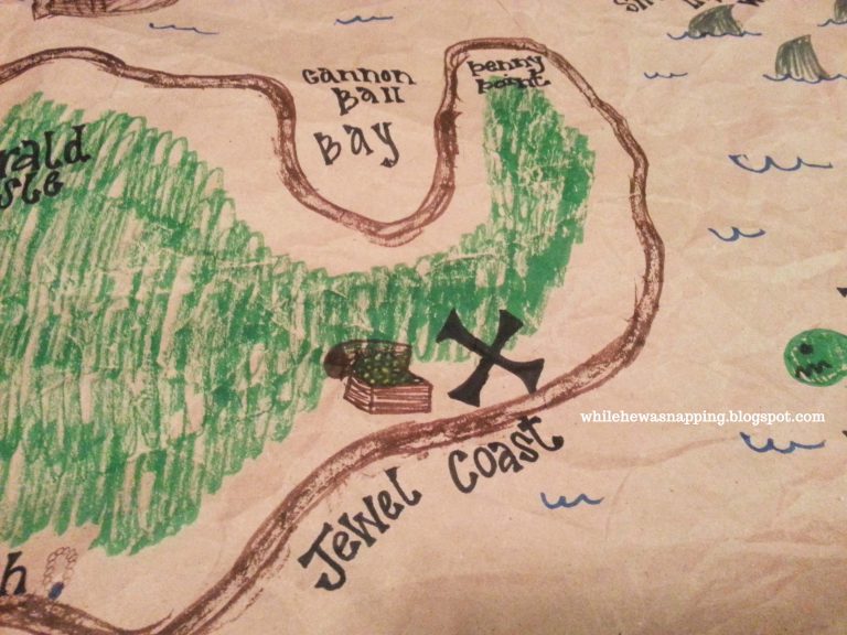 DIY Pirate Treasure Map | Mapping Skills Activity