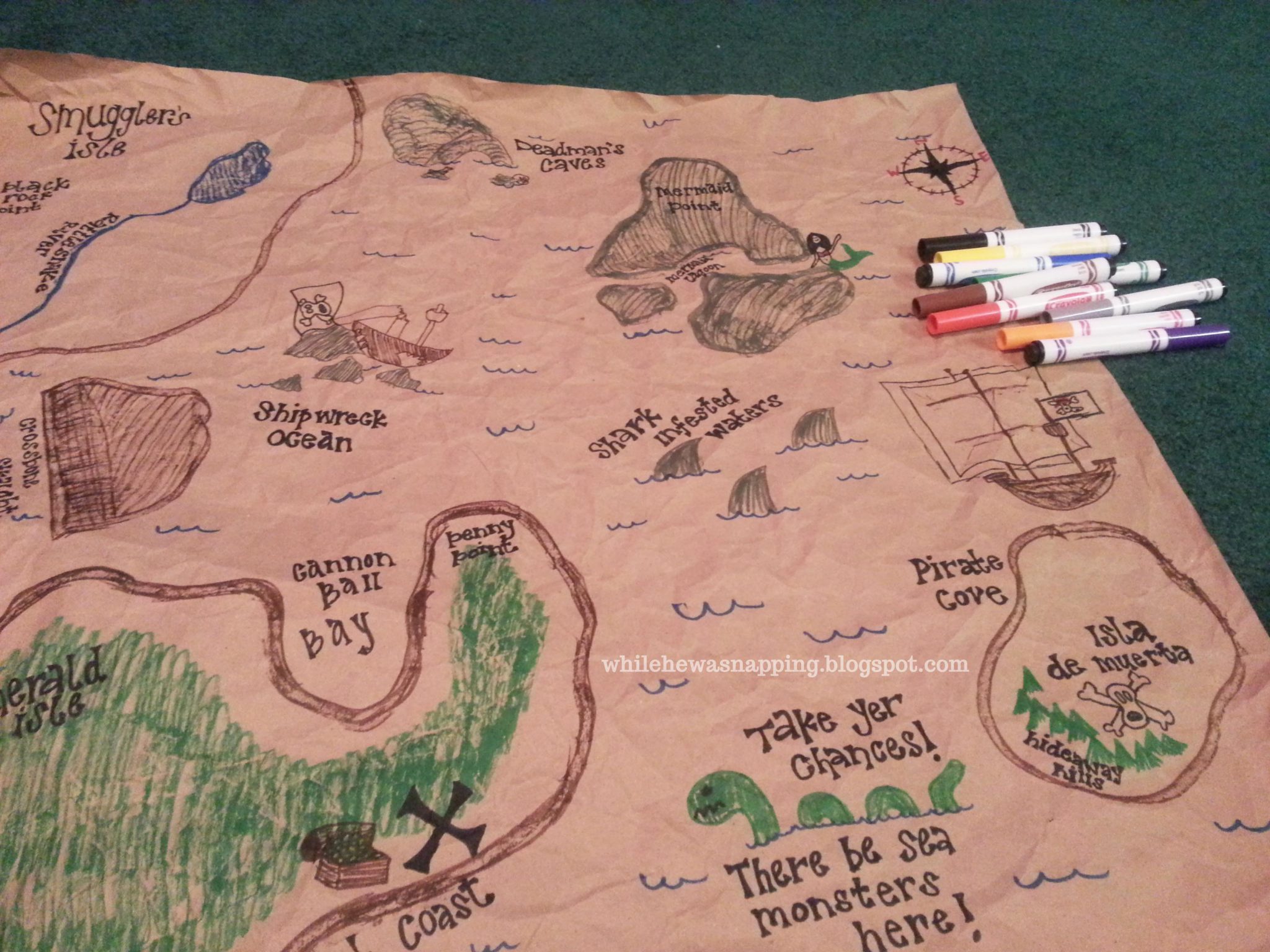 DIY Pirate Treasure Map | Mapping Skills Activity
