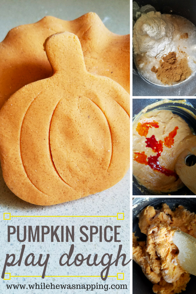 The Best Pumpkin Spice Play Dough Ever | While He Was Napping