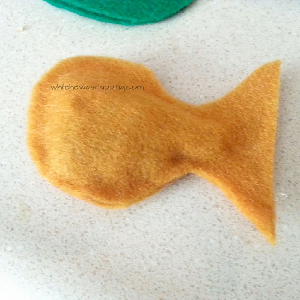 DIY No-Sew Kid's Fishing Set | While He Was Napping