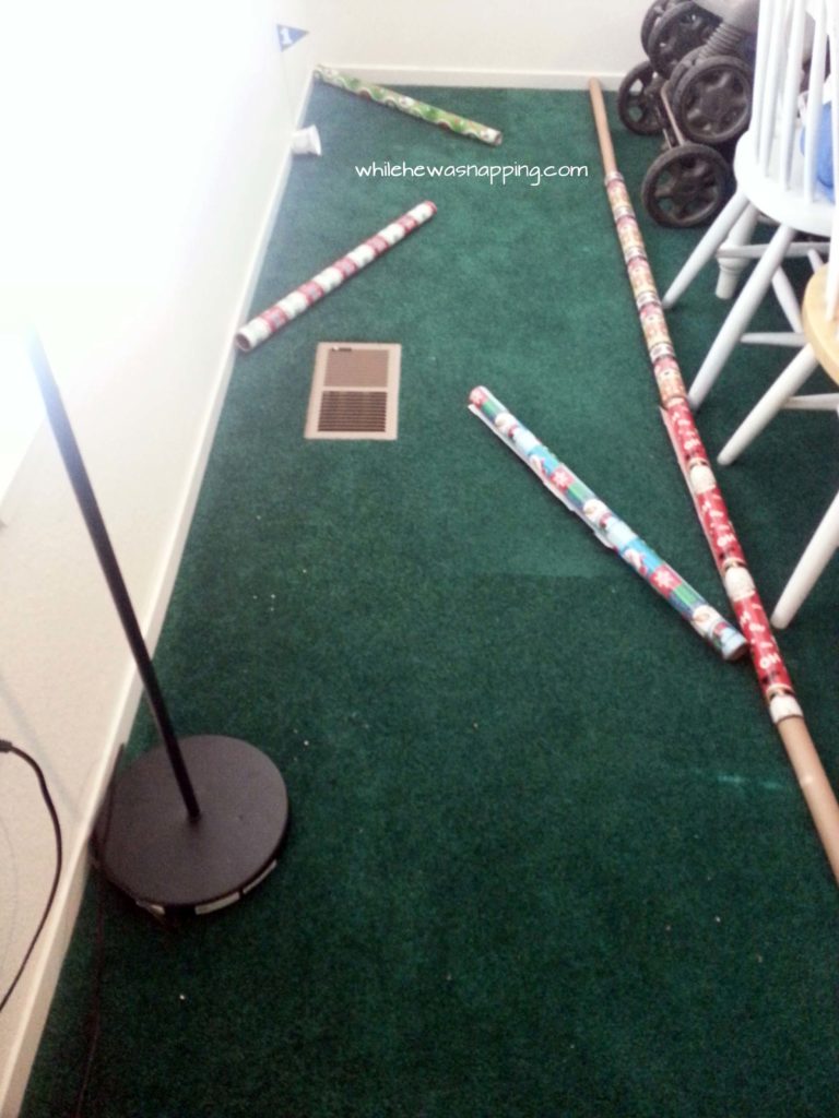 {Our Sixth Anniversary} Iron Date: DIY Mini Golf | While He Was Napping