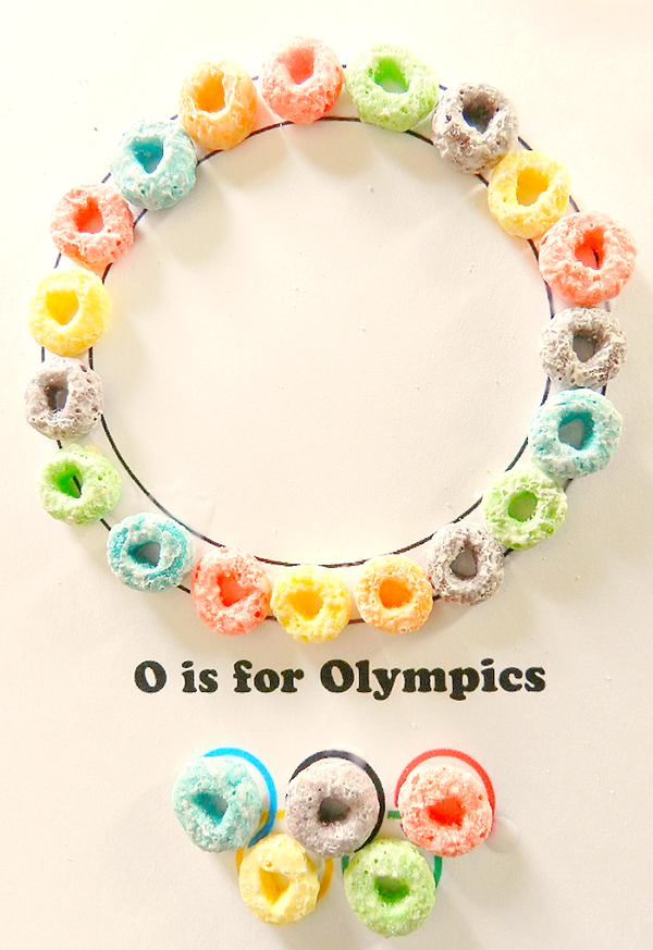 Preschool Letter O is for Olympics Art Activity | While He Was Napping