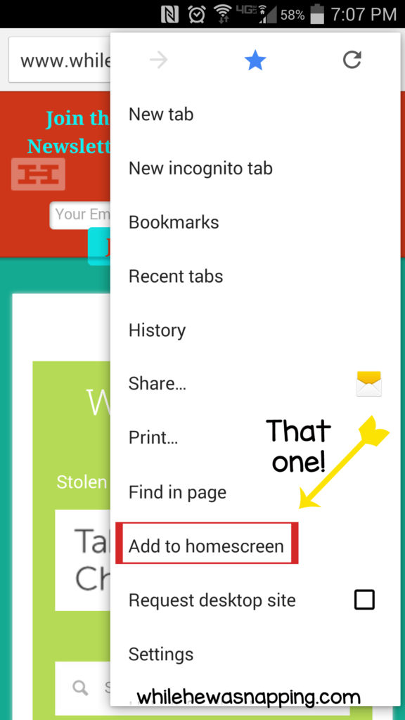 How to Instantly Access Favorite Websites From Your Phone | While He ...