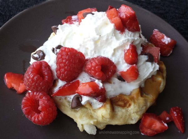 Liege Waffles: The Most Amazing Waffles on Earth | While He Was Napping