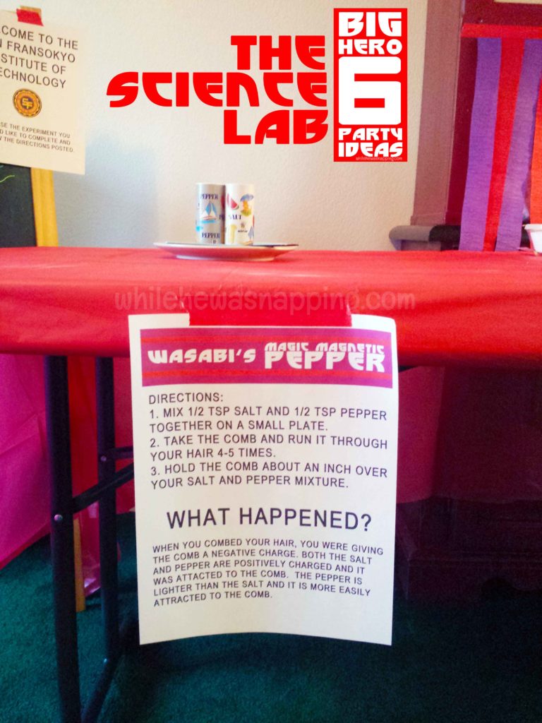 Big Hero 6 Science Lab: 3 Experiments Kids Will Love | While He Was Napping