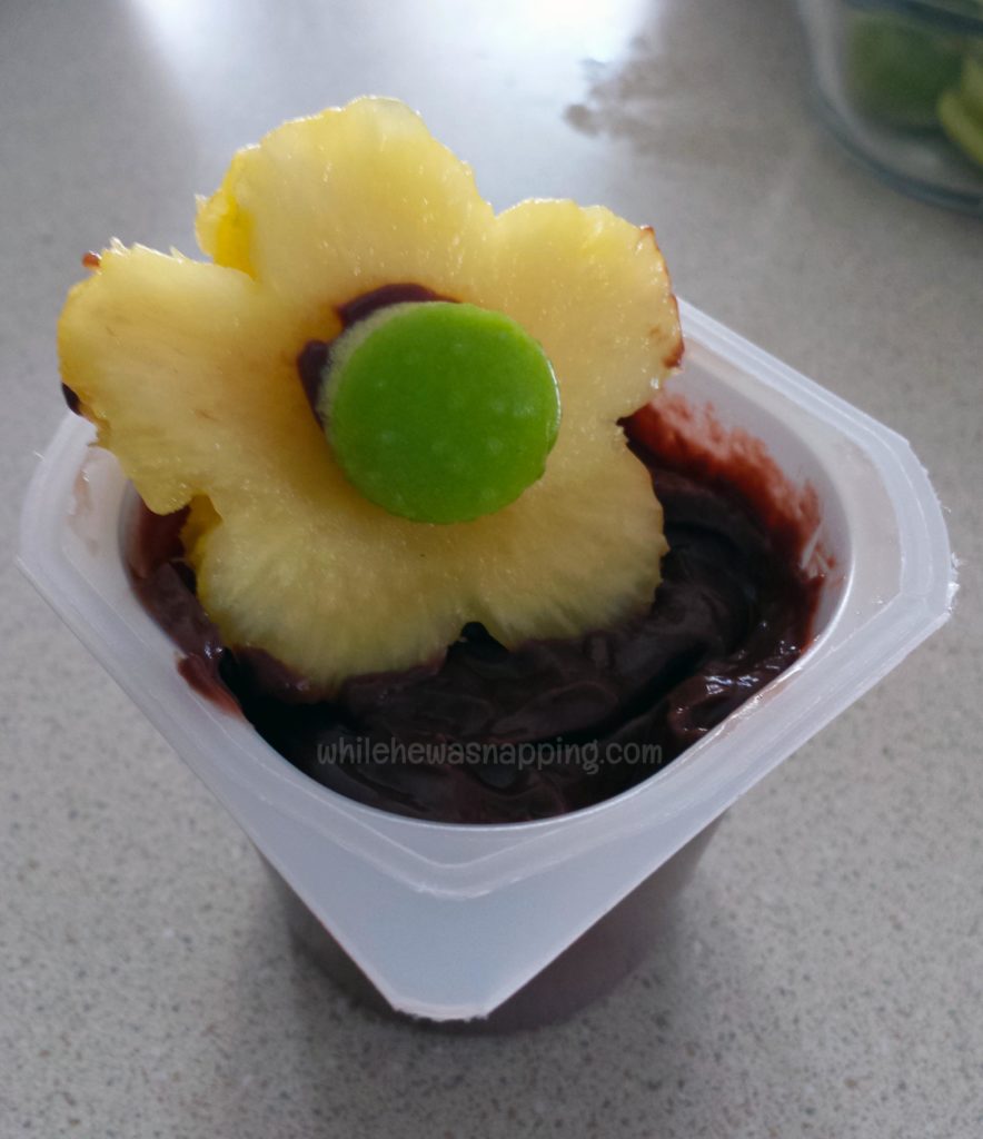 Fresh Fruit Pudding Flower Garden Snack Packs - Single-Serve, Easy ...