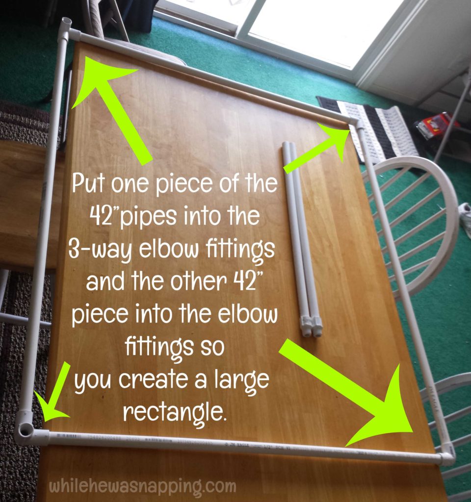 Large DIY Photo Backdrop for Under $10! | While He Was Napping