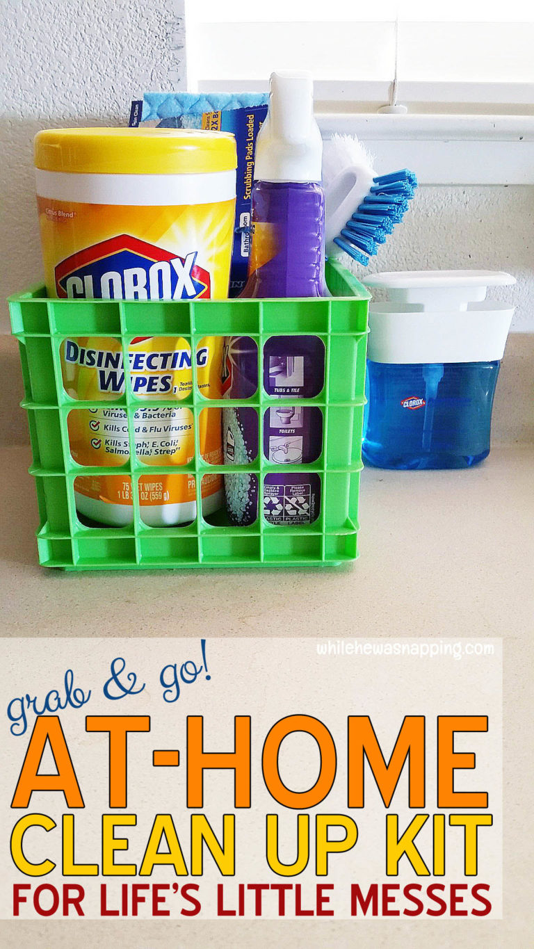 Back to Clean with Clorox Disinfecting Wipes Grab-and Go Cleanup Kit ...
