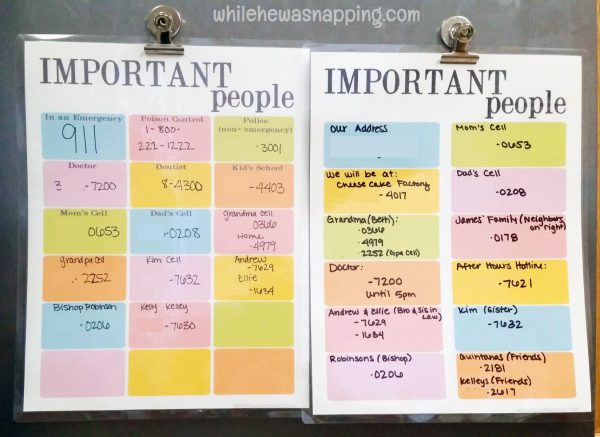 DIY Dry Erase Organizer Printables - Calendar, Menu Planner, Shopping ...