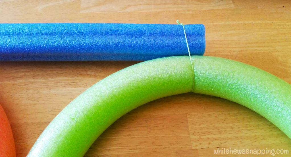 Pool Noodle DIY Toss Game | While He Was Napping