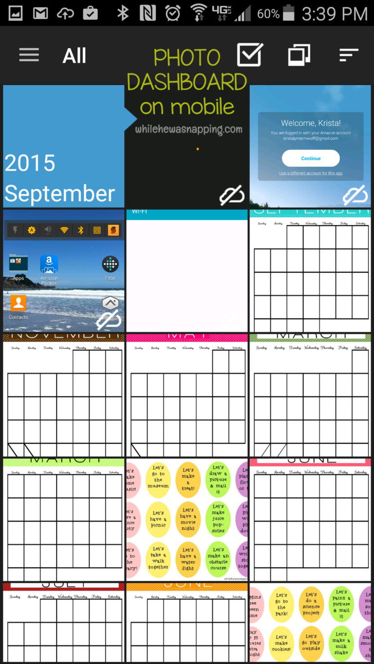 Save Your Memories with Amazon Cloud Drive | While He Was Napping