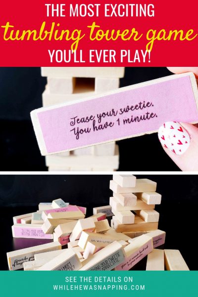 Couples Jenga: The Perfect At Home Date Night Game