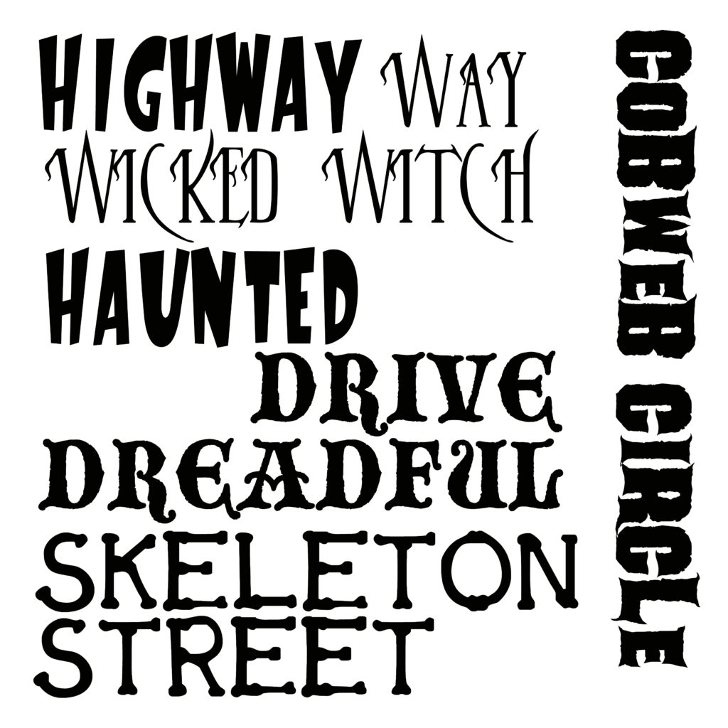 Directional Halloween Sign with BEHR® Marquee Paint | While He Was Napping