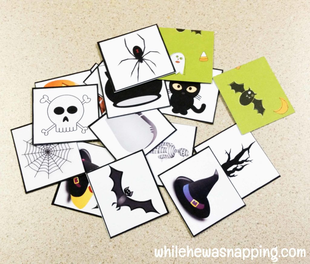 Halloween Bingo Printable Game | While He Was Napping