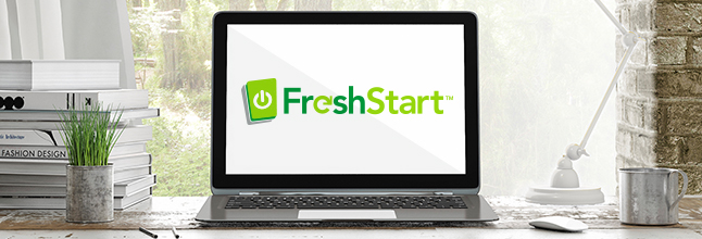 Does your PC need a FreshStart? | While He Was Napping