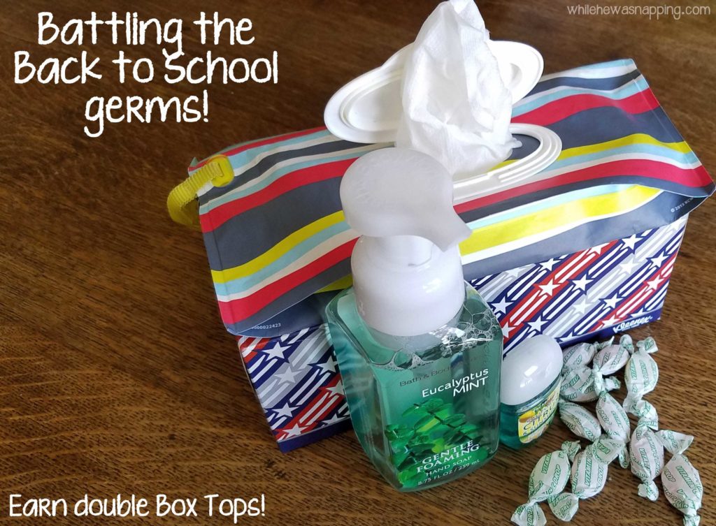 Battling the Back to School Germs with Double Box Tops | While He Was ...