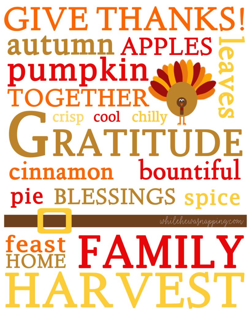 Fall Favorites Printable Bundle Must Haves! | While He Was Napping