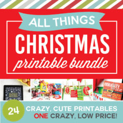Sneak Peek: All Things Christmas Printable Bundle | While He Was Napping