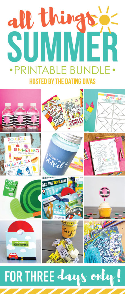 The Summer Printables You Need to Have the Best Summer Ever! | While He ...