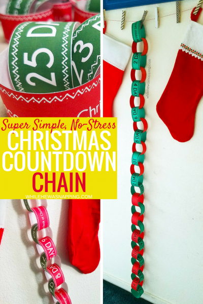 The Easy Christmas Countdown You Need This Year | While He Was Napping