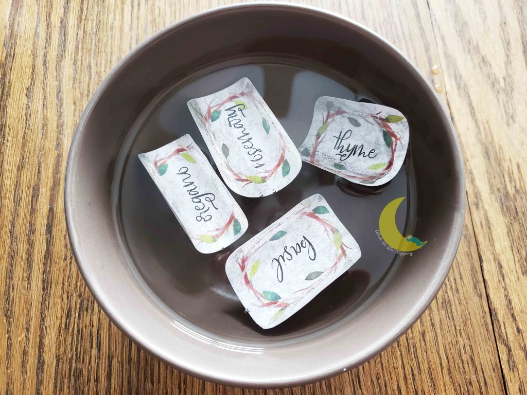 How to DIY Laser Printer Labels for Home Organization | While He Was ...